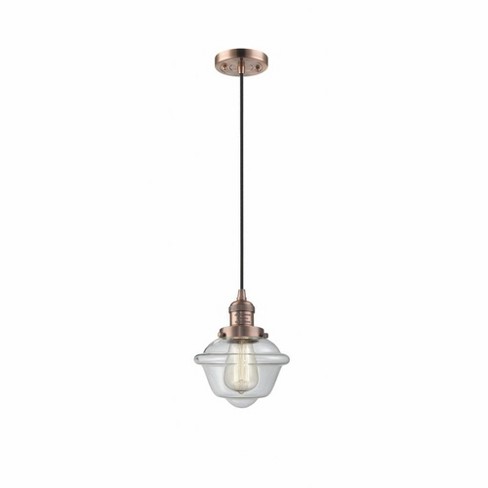 Innovations Lighting Oxford 1 - Light Pendant In Antique Copper : Target