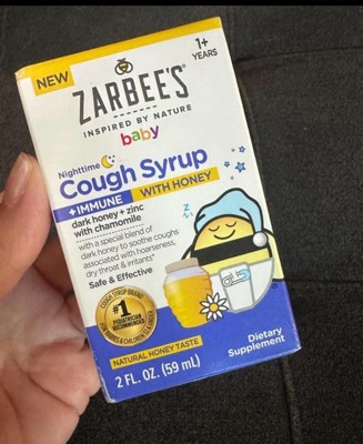 Zarbee's Baby Cough Syrup And Immune With Agave Night Time - 2oz : Target