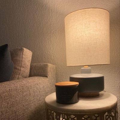 Ceramic Table Lamp With Wood Base - Threshold™ : Target