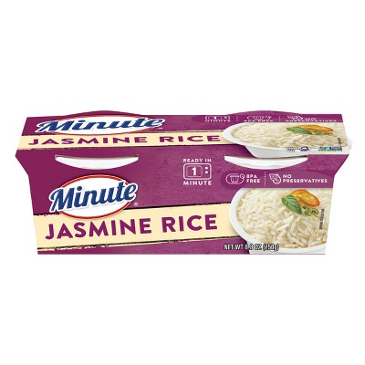 Minute Rice Gluten Free Jasmine Rice - 8.8oz/2ct : Target