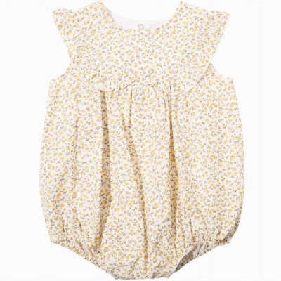 Girls' Floral Romper - Petit Confection : Target