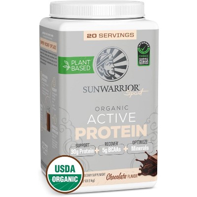 Sunwarrior Active Protein, Plant-based Protein, Vanilla, 1kg : Target