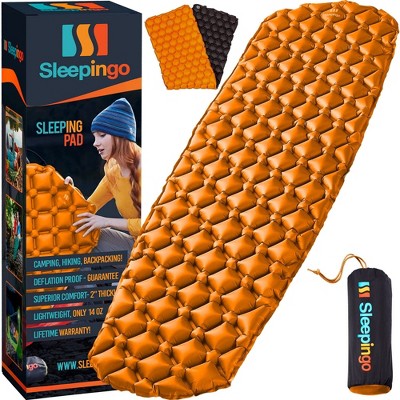 Intex Tpu Cot Camping Sleeping Mat With Hand Held Mini Usb Pump : Target