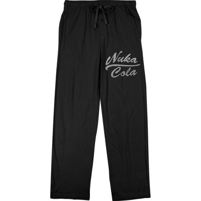 Fallout Nuka Cola Bottle Cap Men's Black Sleep Pajama Pants : Target