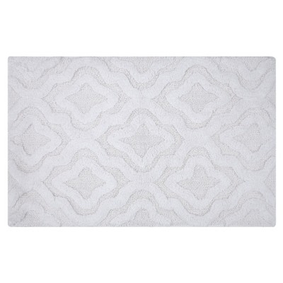 Knightsbridge Link Bath Rug Cotton Non Skid Back - 17x24", Natural : Target