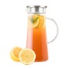 Pinky Up Charlie Glass Iced Tea Carafe, Loose Leaf Tea Accessories ...