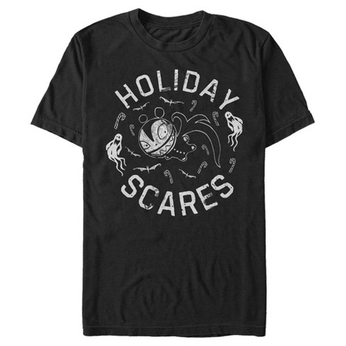 Men's The Nightmare Before Christmas Scary Teddy Holiday Scares T-shirt ...