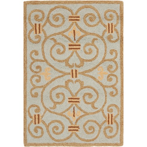 Chelsea Hk11 Hand Hooked Accent Rug - Light Blue - 1'8"x2'6" - Safavieh ...