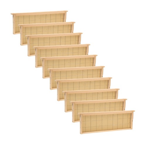 Lehman's Beekeeping Beehive Frame With Wired Beeswax Foundation, Medium ...