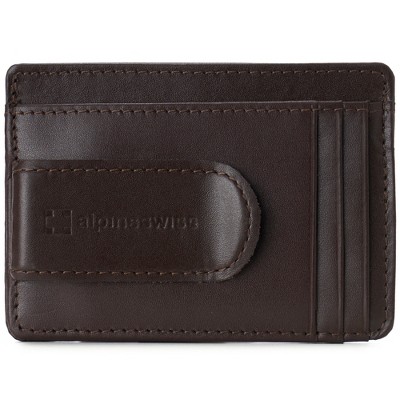 Alpine Swiss Rfid Minimalist Oliver Front Pocket Wallet For Men Leather ...