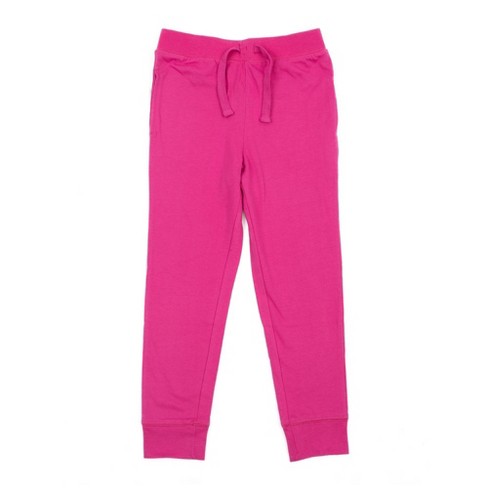 Leveret Kids Drawstring Pants Cotton Hot Pink 14 Year : Target