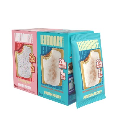 Legendary Foods Protein Pastries Nutrition Bars - Strawberry - 8.6oz ...