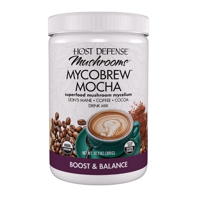 Host Defense Mycobrew Mocha - Mocha Drink Mix - 10.5 Oz (20 Servings ...