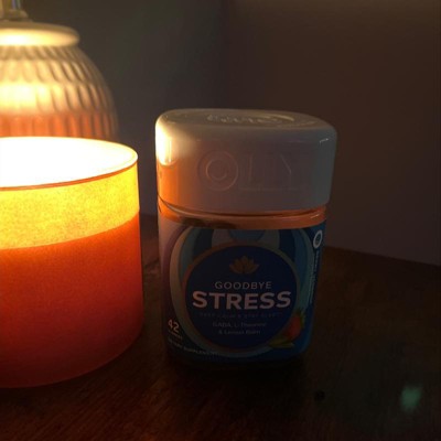 Olly Goodbye Stress Gummies With Gaba, L-theanine & Lemon Balm - Berry ...