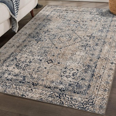 Luxe Weavers Modern Abstract Beige 5x7 Area Rug : Target