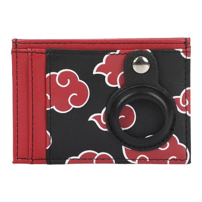 Naruto Shippuden Itachi Uchiha Akatsuki Red Cloud Zip Around Wallet ...