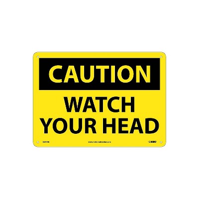 National Marker Caution Signs; Hot Surface Do Not Touch Graphic 10x14 ...