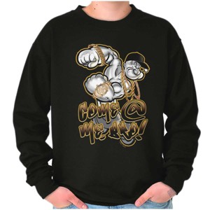 Urban Popeye Come At Me Bro Cartoon Sweatshirt for Men or Women ...