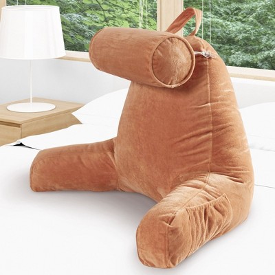 Cheer Collection Extra Large Memory Foam Tv And Reading Backrest Pillow ...