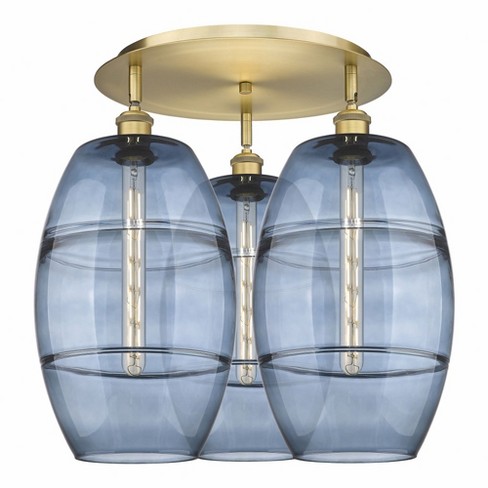 Innovations Lighting Vaz 3 - Light Flush Mount In Brushed Brass : Target