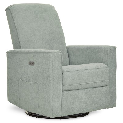 Evolur Harlow Deluxe Glider Power Recliner Rocker, Sage : Target