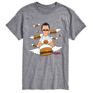 Men's - Bob's Burgers - Flying Burgers Short Sleeve Graphic T-Shirt ...