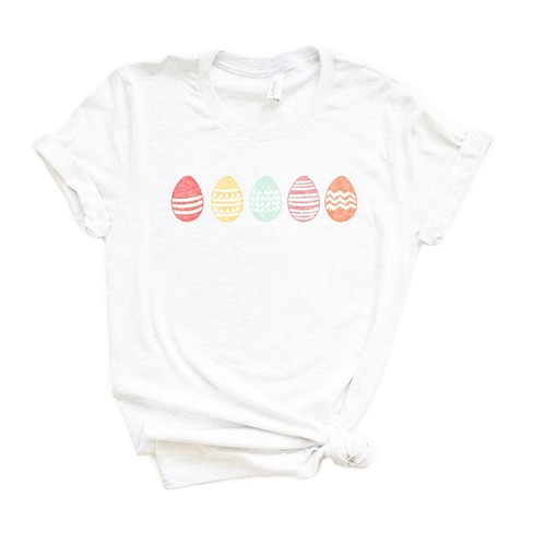 Simply Sage Market Women's Easter Eggs Short Sleeve Graphic Tee - S ...