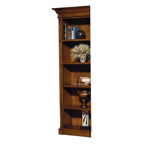 Hekman 79106 Left Pier Bookcase 7-9106 Urban Ash Burl : Target