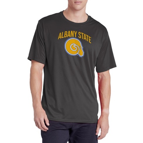 Albany State University Adult Sport Active T-shirt Primary Logo ...