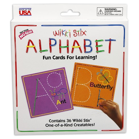 Wikki Stix Alphabet Cards Set : Target
