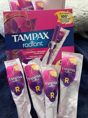 Tampax Radiant Tampons Regular Absorbency - Unscented - 28ct : Target