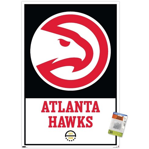 Trends International Nba Atlanta Hawks - Logo 21 Unframed Wall Poster ...