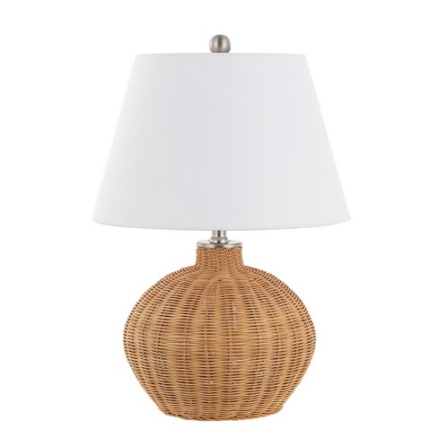Juana 22 Inch Rattan Table Lamp - Natural - Safavieh. : Target