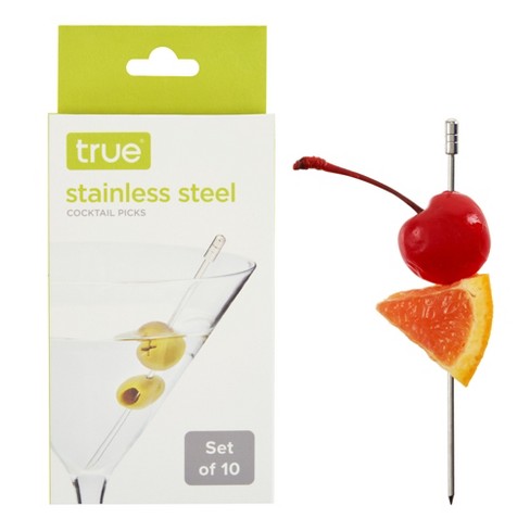 Stainless Steel Cocktail Picks, Set Of 10 By True : Target