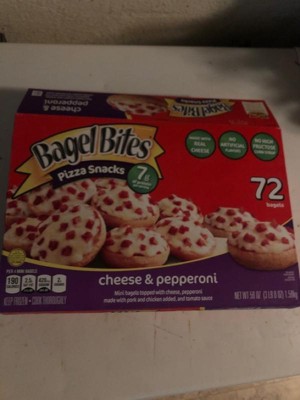 Bagel Bites Cheese & Pepperoni Mini Pizza Bagel Frozen Snacks - 18.6oz ...