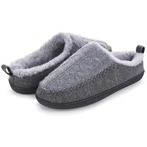 Floopi Women's Tori Cableknit And Felt Clog Slippers : Target