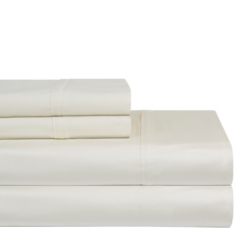 Pointehaven 400 Thread Count Deep Pocket Long Staple Cotton Ivory 4 Pc ...