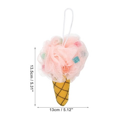 Unique Bargains Bath Shower Loofah Sponge 5.31"x5.12" Assorted Color 1 ...