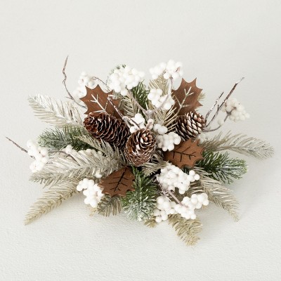 11"h Sullivans Berry And Leaf Orb, Multicolored : Target