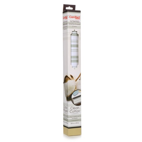 Con-tact Scented 2pk 8ct 18"x24" Cotton Striped Contact Sheet Sgreen ...