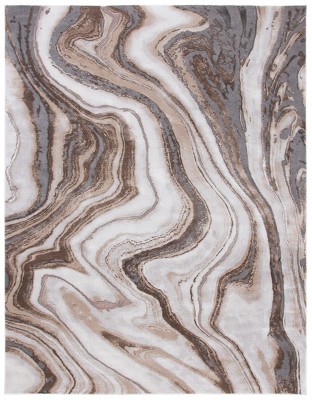 Luxe Weavers Marble Patterned Abstract Swirl Blue 9x12 Area Rug : Target