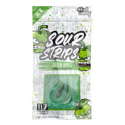 Sour Strips Blue Raspberry Candy - 3.4oz : Target