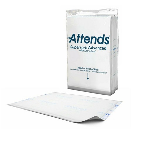 Attends Supersorb Advanced Disposable White Underpad, Heavy, 30 X 36 ...