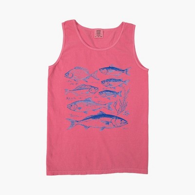 Simply Sage Market Women's Vintage Fish Garment Dyed Heavyweight Tank ...