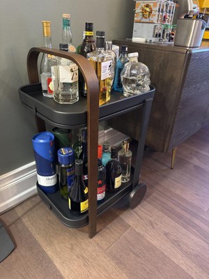 Bellwood Bar/serving Cart White/natural - Umbra : Target