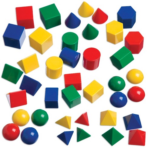 Edx Education Mini Geometric Solids, Set Of 40 : Target