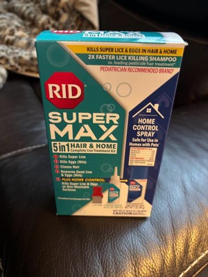 RID Super Max 5-in-1 Hair & Home Complete Lice Treatment Kit : Target