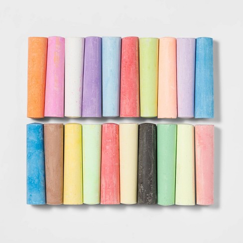 Washable Sidewalk Chalk 20pc - Sun Squad™ : Target