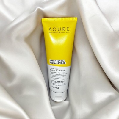 Acure Brightening Facial Scrub - Unscented - 4 Fl Oz : Target