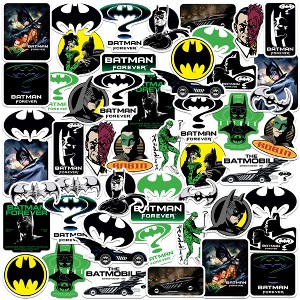 Batman Forever Collection 50Ct Vinyl Large Deluxe Stickers Variety Pack ...